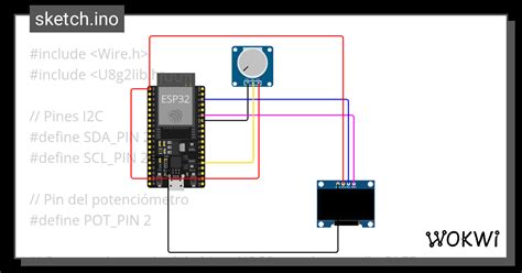 Potenciometropantallacircunfer Wokwi Esp32 Stm32 Arduino Simulator