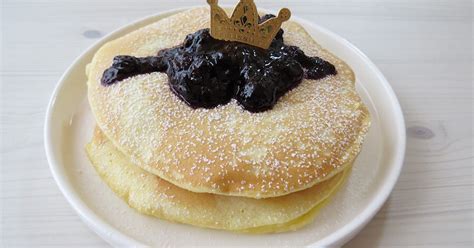 블루베리 팬케이크 만들기
