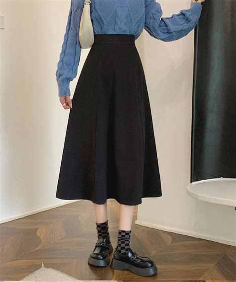 온어데일리 🤎데이트룩🤎 간절기 플레어 롱스커트 2color 미디스커트 미디 롱스커트 가을치마 A라인 레이어드 가을스커트 봄스커트 하이웨스트 하객룩 데이트 플리츠