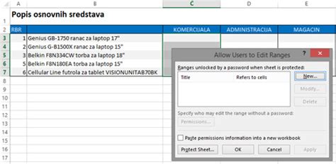 Allow Users To Edit Ranges Excel Kitchenette