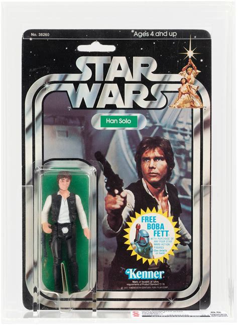 Hakes Star Wars 1978 Han Solo Boba Fett Offer Large Head 20 Back E Cas 85