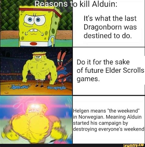 Sto Kill Alduin Its What The Last Dragonborn Was Destined To Do Do