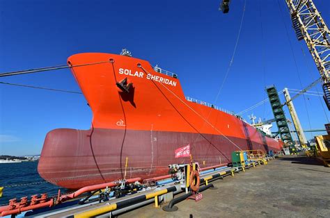 현대미포조선 새해 첫 선박 인도 연합뉴스