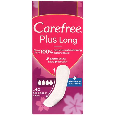 Įklotai Carefree Plus Long 40vnt