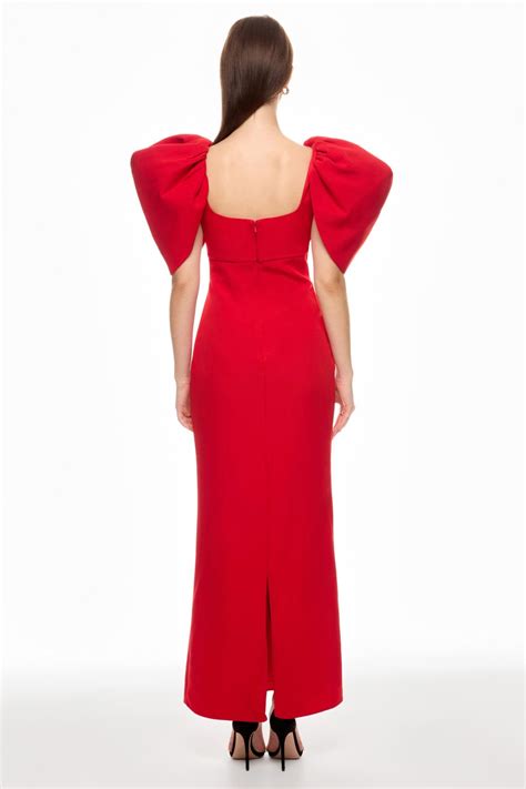 Fitted Crepe Gown By Ieena For Mac Duggal Rent The Runway