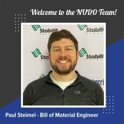 Nudo On Linkedin Paul Steimel Joins Nudo As Bill Of Material Engineer Paul Has A Bachelor