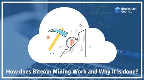how does bitcoin mining work and why is it done blockchain council