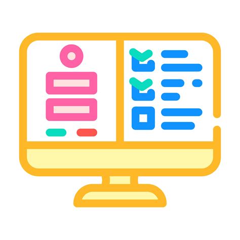Usability Testing Ux Ui Design Color Icon Vector Illustration 39618704