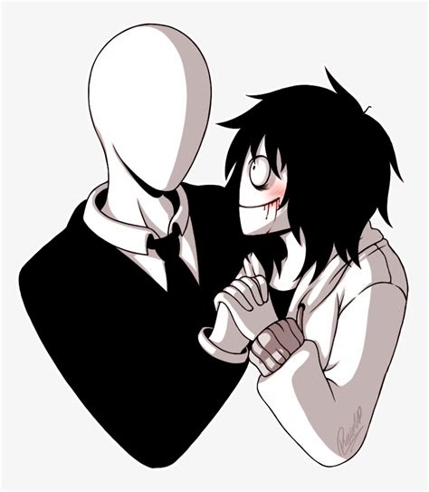 Slenderman X Jeff The Killer Cute Jeff The Killer And Slenderman