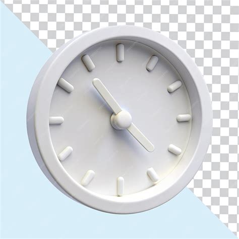 Sophisticated 3d Clock Icon Psd With Highresolution Graphics Premium