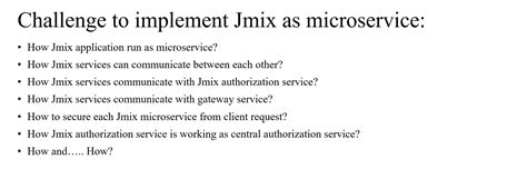 Jmix In Microservice Solution Why Not Ideas Jmix