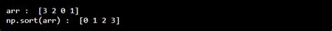 파이썬 Numpy 배열 정렬