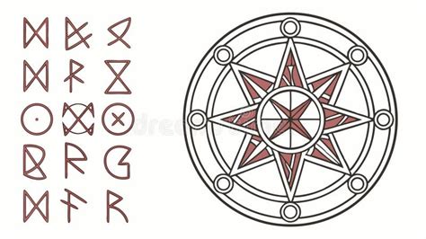 Nautical Compass Rose Direction Tool Vector Design Illustration Generative Ai Stock Vector