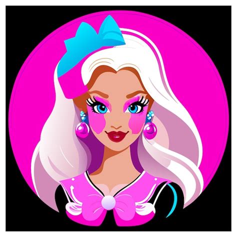 Barbie Vector Illustration Premium Ai Generated Vector