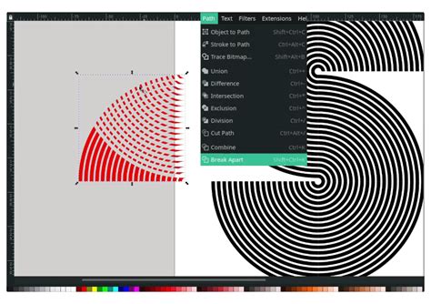 How To Create Stripy Lines Effect On Inkscape Zakey Design