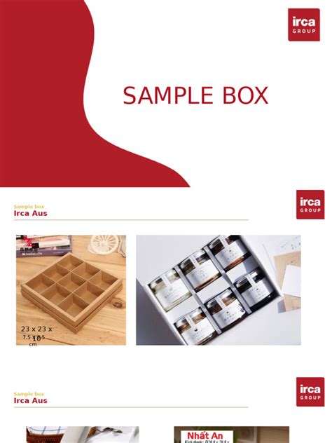 Sample Box Pdf