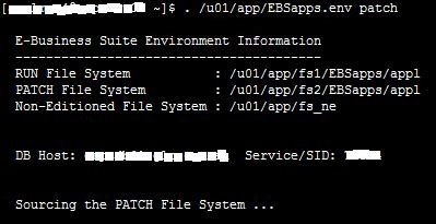 How To Switch RUN File System And Patch File System In R12 2 Online Knowledge Base