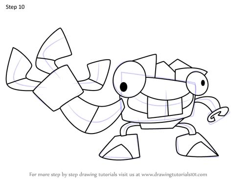 How To Draw Krader From Mixels Mixels Step By Step