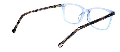 Eastwick Crystal Blue Rectangular Glasses Glasses2you