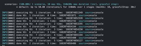 K6 Dividing Requests Across 1 Second Oss Support Grafana Labs