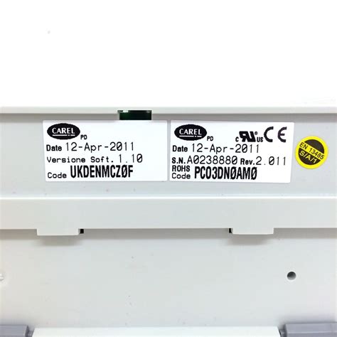 System Controller Pco3 C3 05 Carel Pco3dn011k Consists Of Pco3dn0amo Ukdenmcz0f Axxa