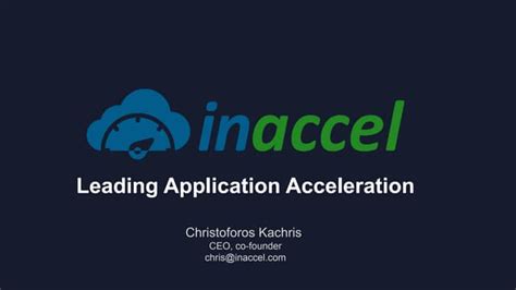 17th Athens Big Data Meetup 1st Talk Speedup Machine Application Learning On The Cloud Using