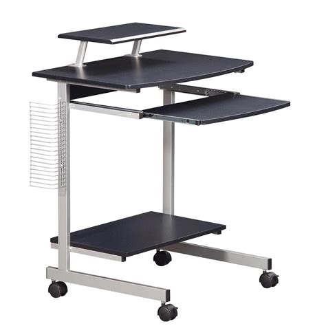Techni Mobili Compact Computer Cart With Storage Espresso 20083724 Hsn