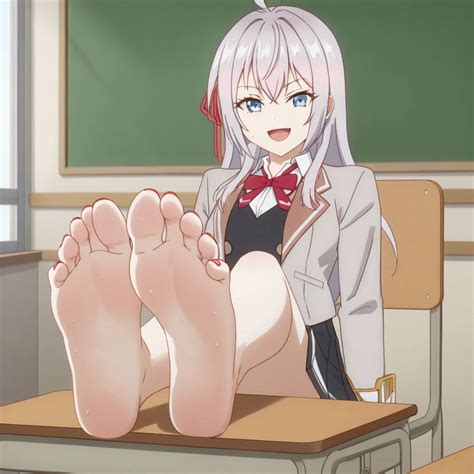 Anime Girl Feet By Taikliai On Deviantart