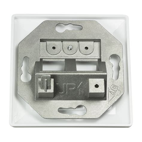 PC-AKME - NK4020 Płyta czołowa ścienna 2x moduł Keystone ;kąt 45°;biały