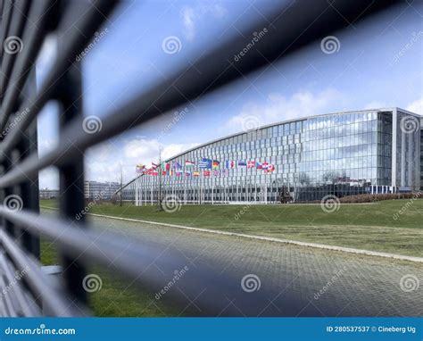 Nato Headquarters In Brussels Belgium Editorial Photography Image Of