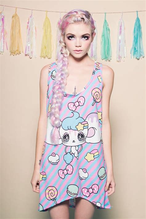 Japanla X Peropero Sparkles Melo Sweets Tunic 55u Tunic Tank Tops