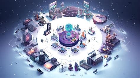 Premium AI Image Wide Shot Blog Image Showing Core Banking Systems