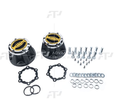 9072 Warn 19 Spline Axle Manual Locking Hub Kit Hubs 4wd Dana 44 Gm Fo — Advanced Truck Parts