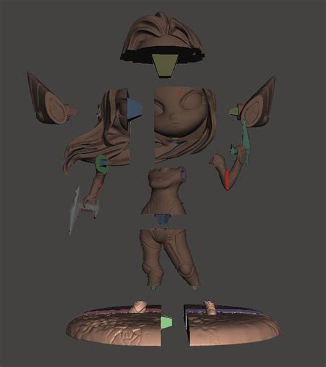 Chibi Kaisa 3d Model 3d Printable Cgtrader