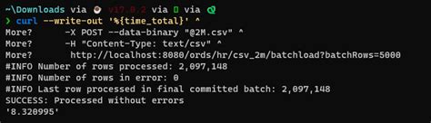 Curl Vs Python Loading Data From A File Via Oracle Rest Api