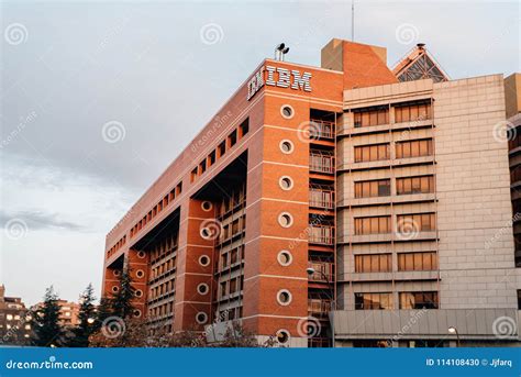 Ibm Office Building In Madrid Editorial Image Image Of Technology Outdoors 114108430
