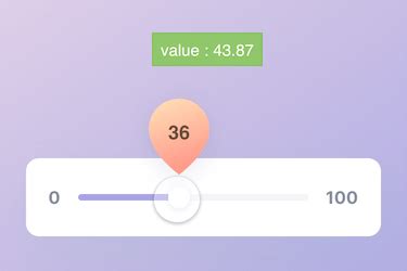 Create A Draggable Slider With A Dynamic Number Indicator