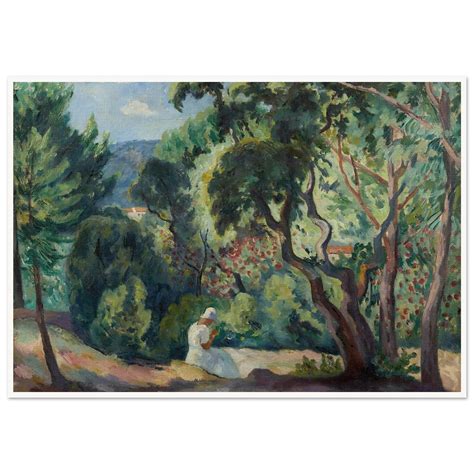 Sous Bois à La Moutte Saint Tropez 1921 Art Print Henri Manguin
