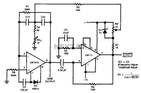 Sine Square Wave Oscillator Next Gr Electronics