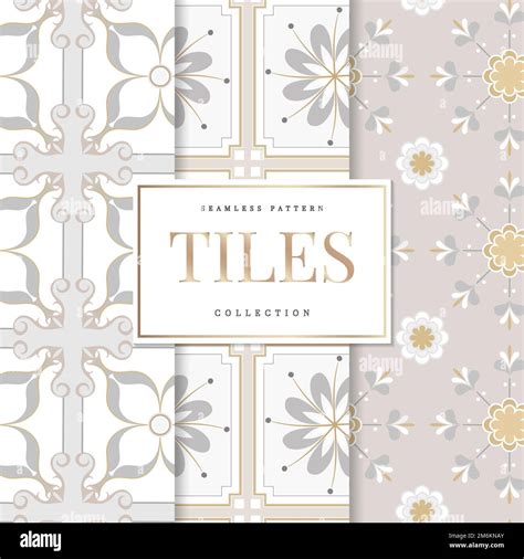 Seamless Pattern Tiles Vector Collection Stock Vector Image And Art Alamy