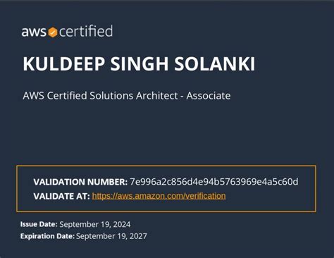Kuldeep Singh Solanki On Linkedin Aws Awscertification Cloudcomputing Continuouslearning