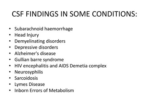 Csf In Clinico Laboratory Diagnoses Pptx
