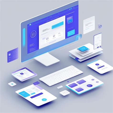 A Mockup Of A Web Design Project Showing Interactive Selection Areas And Cursors Premium Ai