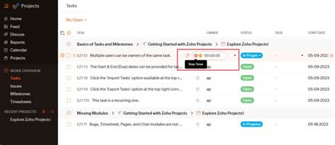 How To Use Zoho Projects Time Tracking Step By Step Tutorial