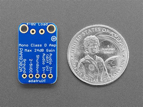 Adafruit Mono W Class D Audio Amplifier PAM ID Adafruit Industries Unique