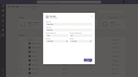 Microsoft Created Teams Timesheet App Time Tally R Microsoftteams