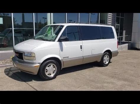 2001 Gmc Safari Sle Passenger Van Sonoma Vallejo American Canyon