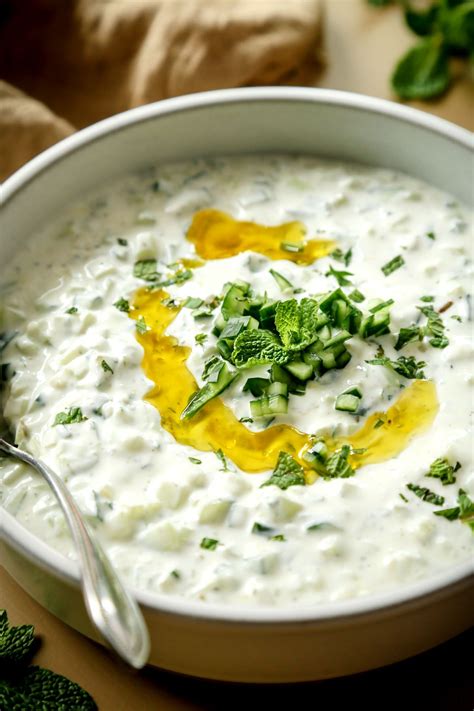 Cacik Turkish Cucumber Yogurt Sauce Recipe