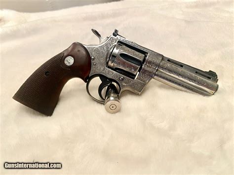 Engraved Colt Python Inch Barrel