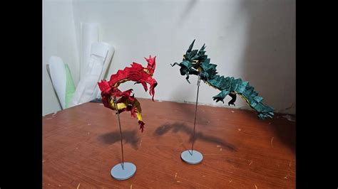 동양용 접기2 Asian Dragon2 Origami Youtube
